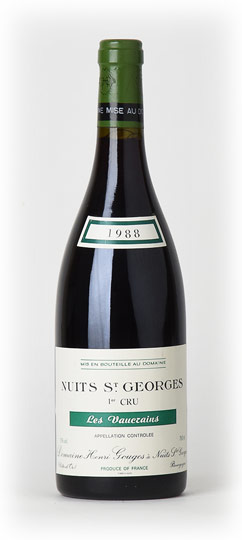 Domaine Henri Gouges, Nuits-Saint-Georges Les Vaucrains 1er Cru 1988 ...